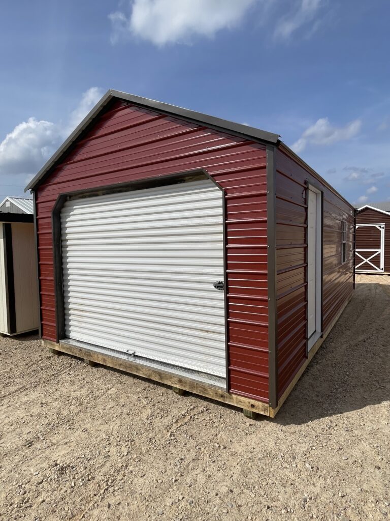 Metal Portable Garage 12×24 - Branson Portable Buildings & More